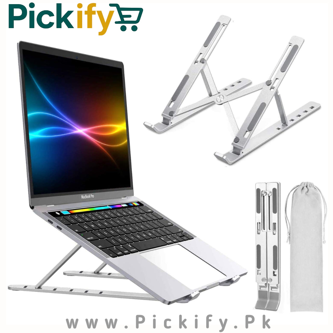 Metal Laptop Stand – Pickify.Pk
